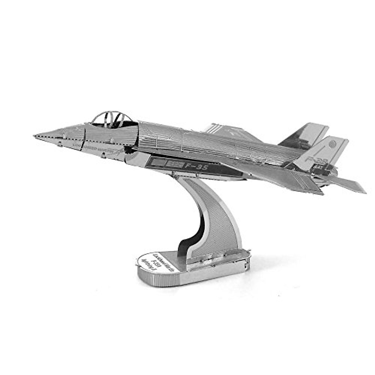 Metal Earth 3D Model Kits Set of 3: F-22 Raptor - F-35 Lightning II - F-15 Eagle