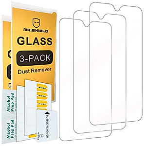 Mr.Shield [3-PACK] Designed For Motorola (MOTO G7) [Tempered Glass] Screen Protector with Lifetime Replacement