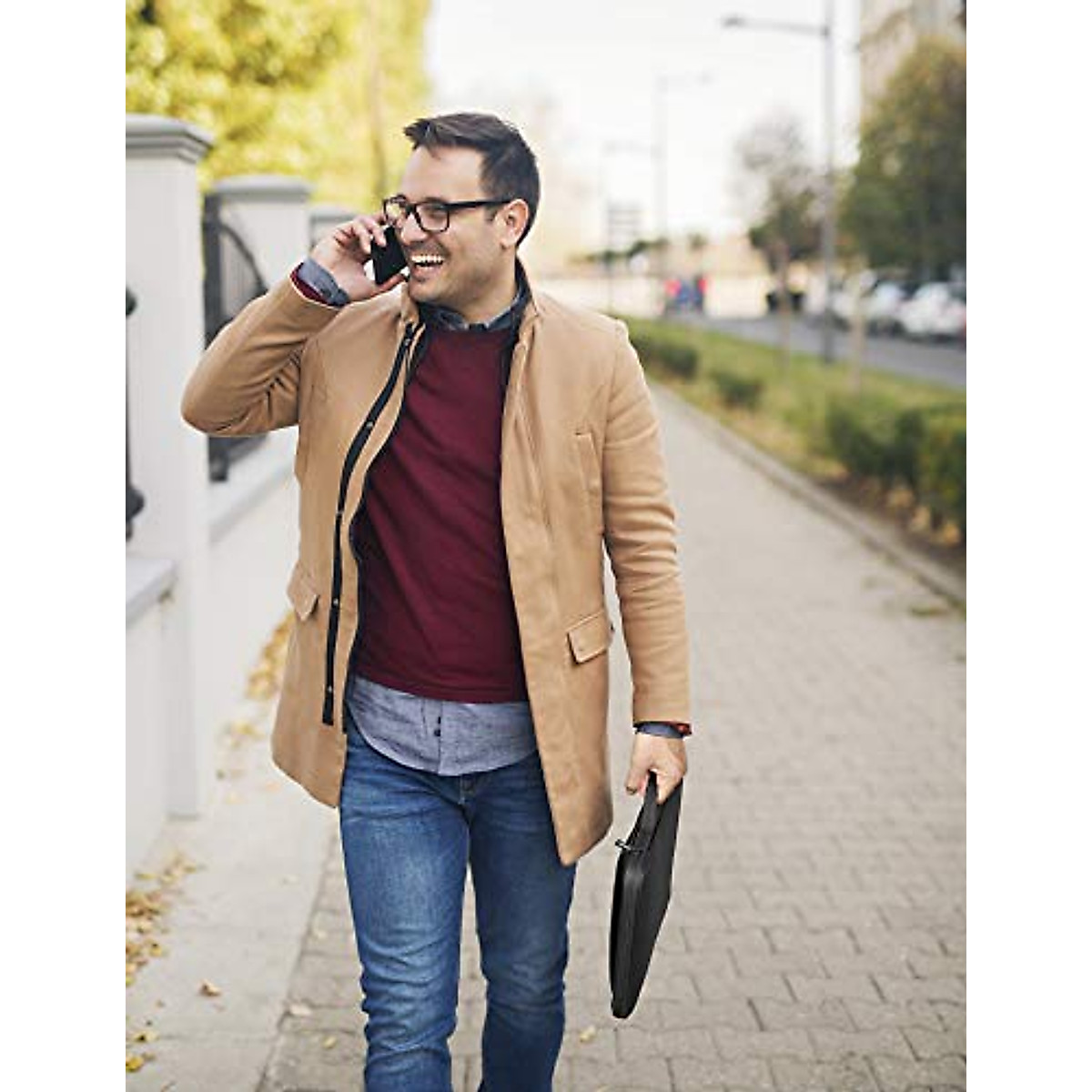 Aluratek Universal 14" Laptop, MacBook, Chromebook, Tablet Sleeve with Handle (ALS14F)