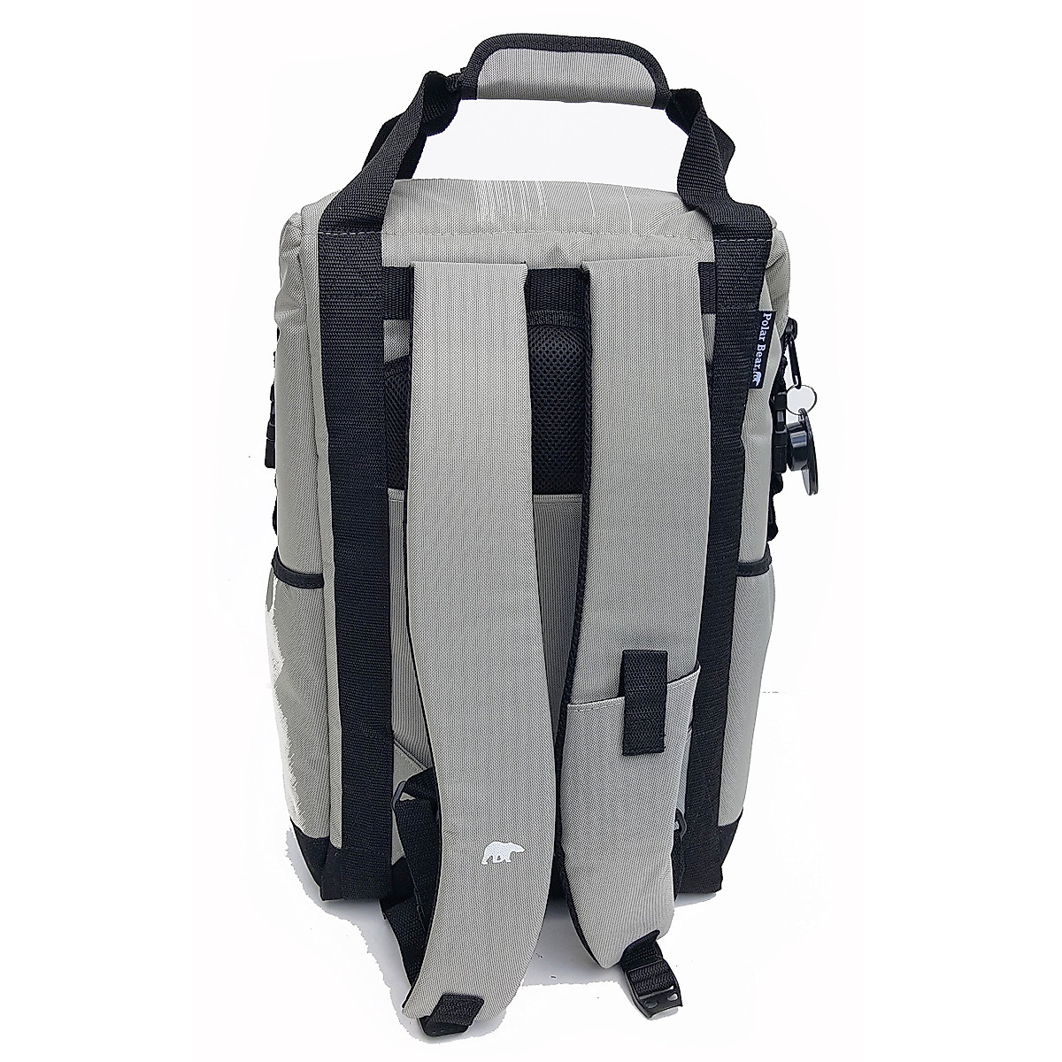 Polar Bear Coolers Back Pack Cooler, Silver, 18 Pack (PB 290)