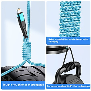 iPhone Charger, [Apple MFi Certified] 3Pack 6FT iPhone Lightning Cable for Fast Apple Charger Cable, iPhone Charging Cord for iPhone 13/12/11 Pro/11/XS MAX/XR/8/7/6s/6/5S/SE iPad Original(DarkRed)