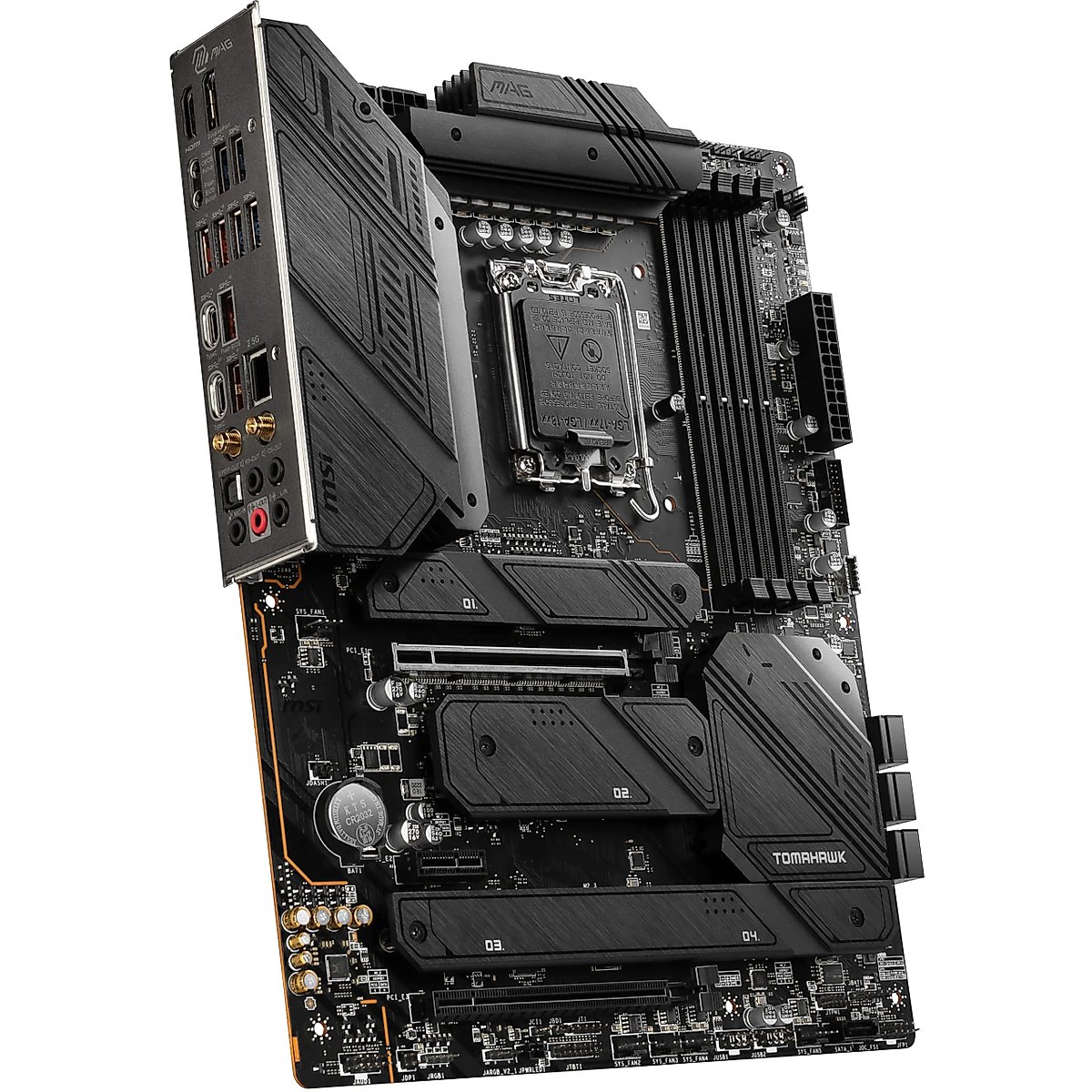 MSI MAG Z790 Tomahawk WiFi Gaming Motherboard (Supports 12th/13th/14th Gen Intel Processors, LGA 1700, DDR5, PCIe 5.0, M.2, 2.5Gbps LAN, USB 3.2 Gen2, HDMI/DP, Wi-Fi 6E, Bluetooth 5.3, ATX)