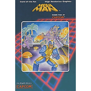Mega Man NES Cover Box Art Video Game Video Gamer Classic Retro Vintage 80s Gaming MegaMan Capcom Legacy Collection Megaman 11 Mega Man X Dr Wily Cool Wall Art Print Poster 12x18
