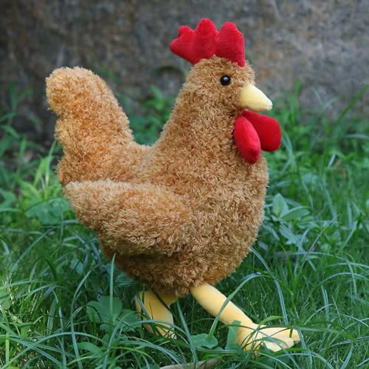 Apricot Lamb Toys Plush Ginger Rooster Stuffed Animal Soft Cuddly Perfect for Child (Ginger Rooster,10Inches)