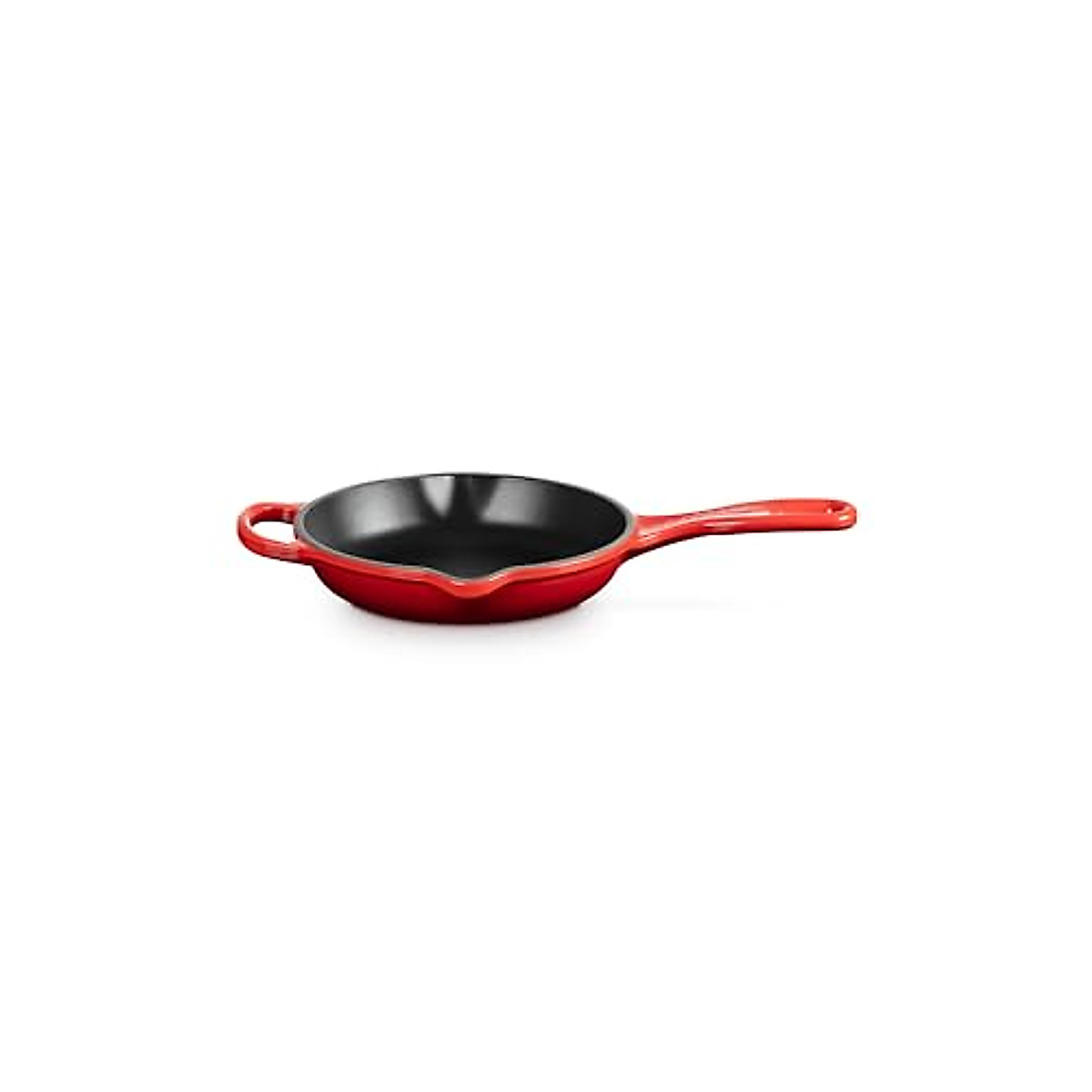 Le Creuset Enameled Cast Iron Signature Iron Handle Skillet, 6.33" (1/2 qt.), Cerise