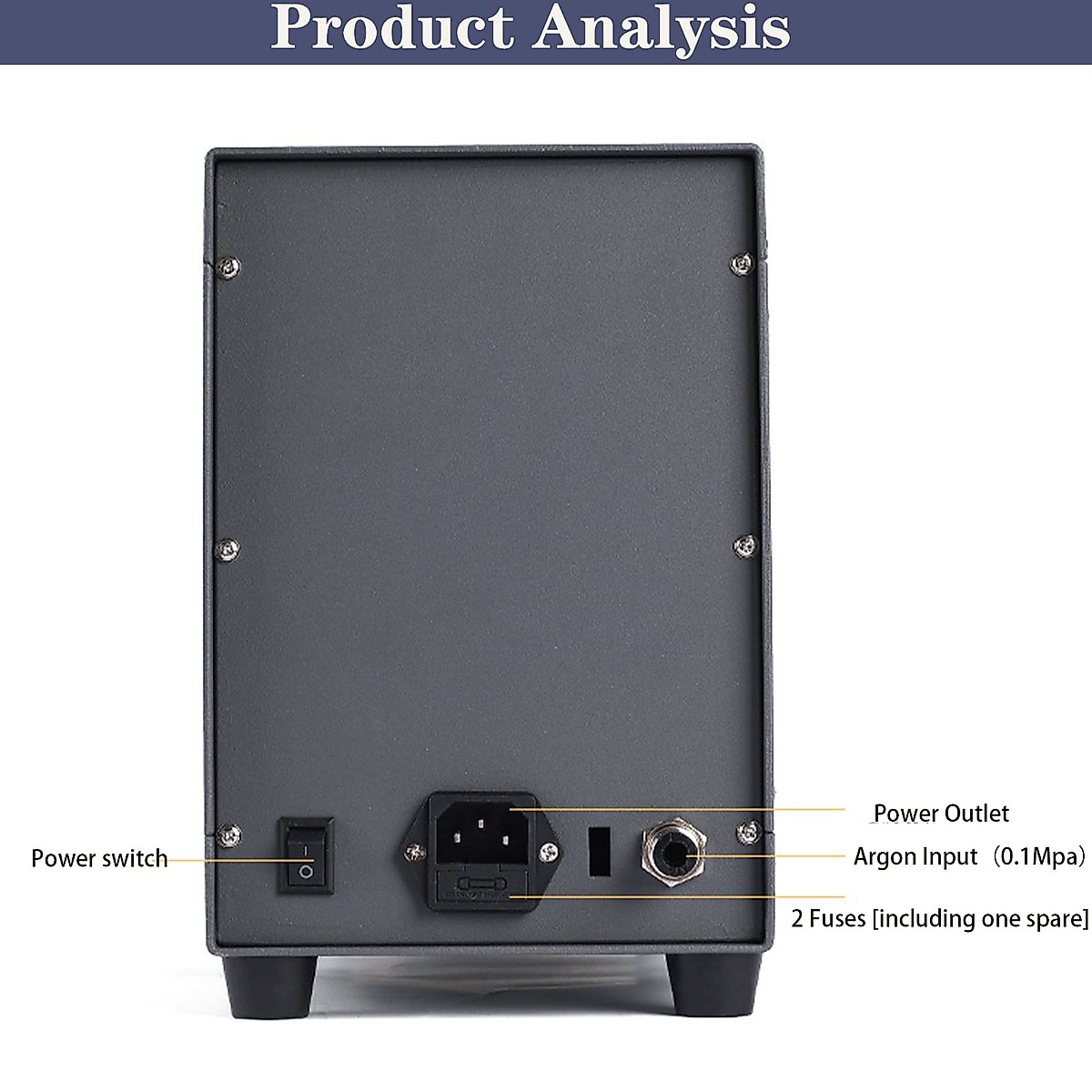 Permanent Jewelry Welder Kit, Automatic Spot Welder Pulse Argon Arc Welding Machine Jewelry Welder, for Jewelry Restoration, 50-600A, with Welding Loop Clamp, Pressure Gauge, Tweezers