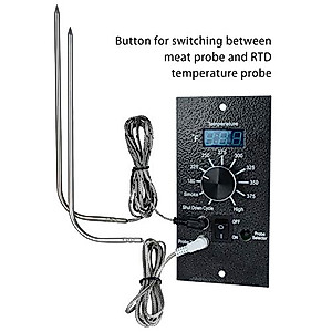 briidea Digital Thermostat Kit, Barbecue Grill Temperature Control Panel Kit, Thermometer Pro Controller Compatible with Traeger Wood Pellet Grills