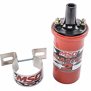 MSD 85551K Ignition Kit Includes Distributor 6AL Ignition Box Blaster 2 Coil
