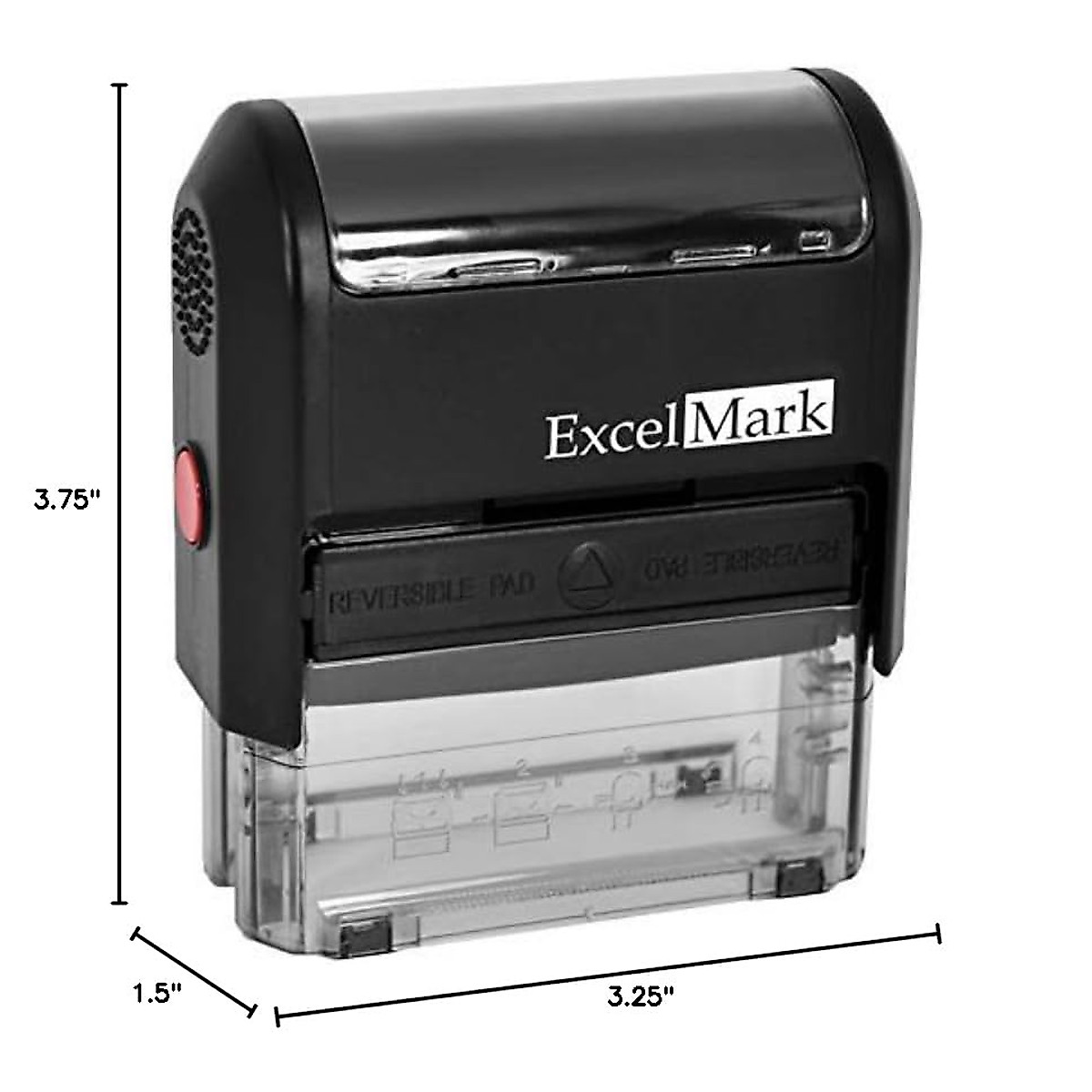 ExcelMark A2359 Self-Inking Rubber Stamp - Return to Sender Not at This Address