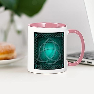 CafePress Teal Celtic Dragon Mug Ceramic Coffee Mug, Tea Cup 11 oz