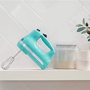 KitchenAid 5 Ultra Power Speed Hand Mixer - KHM512, Aqua Sky