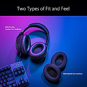 ASUS ROG Fusion II 300 Gaming Headset (AI Beamforming Mic with Noise Canceling, 7.1 Surround Sound, 50mm Driver, Hi-Res ESS 9280 Quad DAC, USB-C, for PC, Mac, PS4, PS5, Switch)- Black