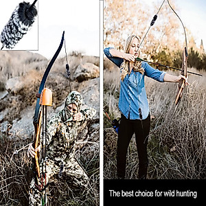 FYANER Otter Dampener Bow String Silencer 1 Pair with 2Pcs Bow String Nocking