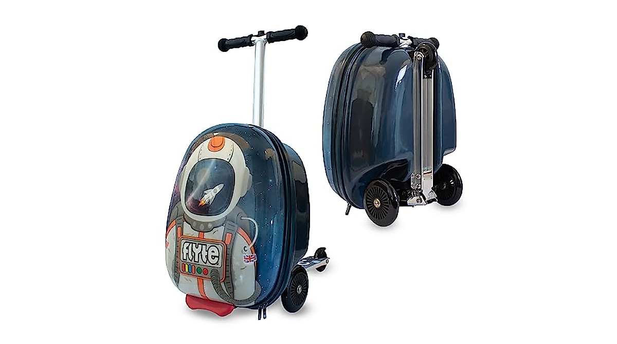 FLYTE Scooter Suitcase - 2-in-1 Kids Luggage