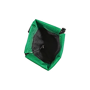 LINE2design Oxygen Cylinder Sleeve Bag - EMS First Responder Emergency Medical Oxygen Bag Portable Travel Size Cylinder Holder with Star of Life Logo - Side Pockets and Adjustable Side Straps - Green