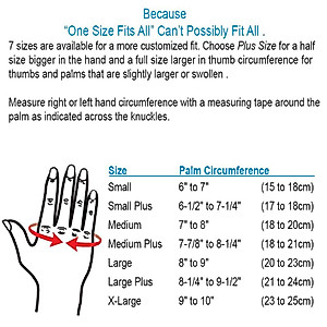 Comfort Cool Thumb CMC Restriction Splint. Beige Patented Thumb Brace Provides Support/Compression. Indications - Arthritis, Tendinitis, Dislocations, Sprains, Repetitive Use. Right Medium