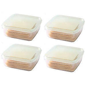 Morixkifu 4Pcs Sliced Cheese Container for Fridge, 650ml Plastic Clear Cheese Box for Fridge, Airtight Cheese Slice Holder, Food Storage Containers with Lids (4Pcs)