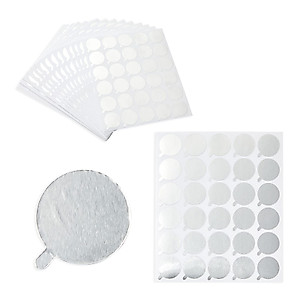 1500 Disposable Eyelash Stickers and 2 Jade Stones for Lash Glue, Tech Supplies