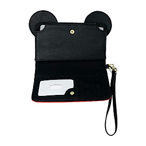 Loungefly Disney Mickey Mouse Cosplay Character Zip Around Tech Wallet