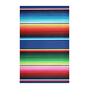 Kigai Kitchen Dish Towels Mexican Serape Blanket Stripes Soft Tea Towel Set of 4 Absorbent Dishcloths Hand Towels for Dish Clean Cloth 28" x 18"