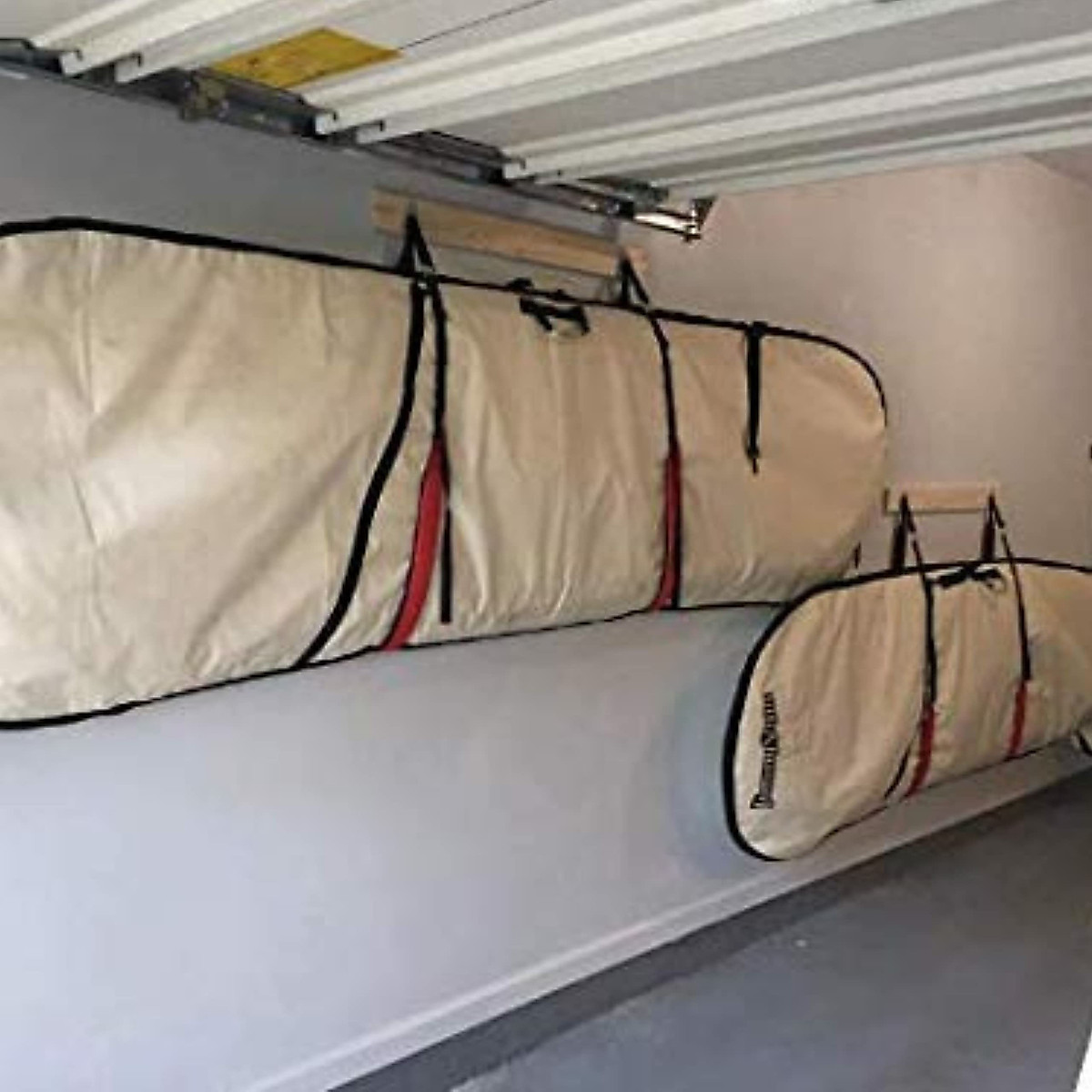 COR Surf Kayak Storage Rack | Premium Adjustable Padded Wall Straps for Kayaks, SUP Paddle Board & Surfboard for Indoor & Outdoor Storage