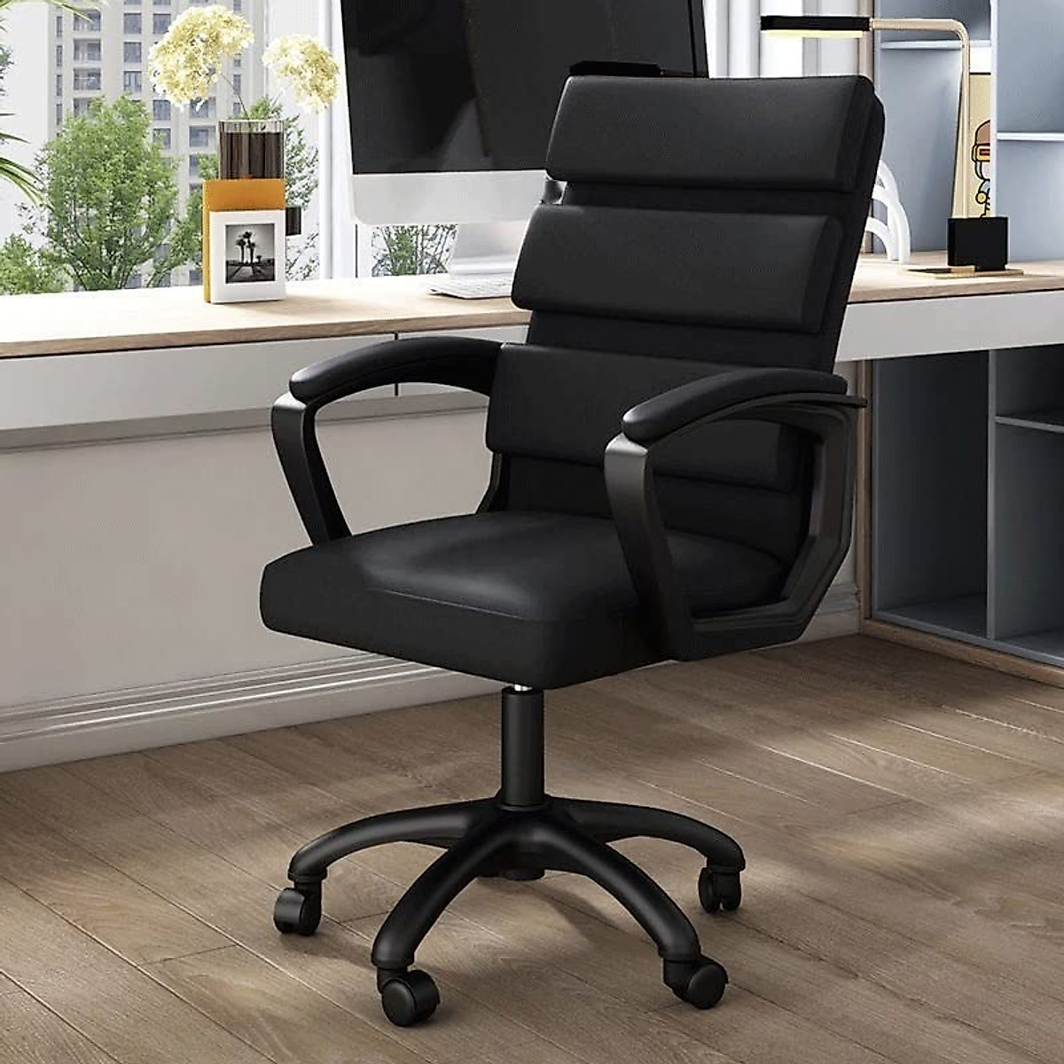 ZHAOLEI Computer Chair Backrest Leisure Chair Comfortable Stool Office Chair Long Student Study Chair Computer Chair (Color : D, Size : 1)