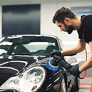 Sukh 20PCS Car Buffing Pads - Car Polishing Bonnet Pad Buffing Pads 5 to 6 Inches Microfiber Polishing Pads Car Orbital Buffer Pads Car Wax Cover Kit for Car Polishing,Waxing and Cleaning.