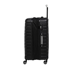 it luggage Intervolve 3 Piece Hardside 8 Wheel Expandable Spinner, Black, 3 Pc Set