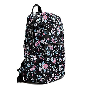 Vera Bradley Women's Ripstop Packable Backpack Travel Accessory, Botanical Ditsy, One Size