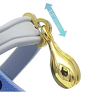 YIPUKIYI Shoe Nuts Shoe charms 2 Pack Shoe Balls, Noticeable Shoe Accessories, Decorative Shoe Charms for Shoe Buckles (SILVER)