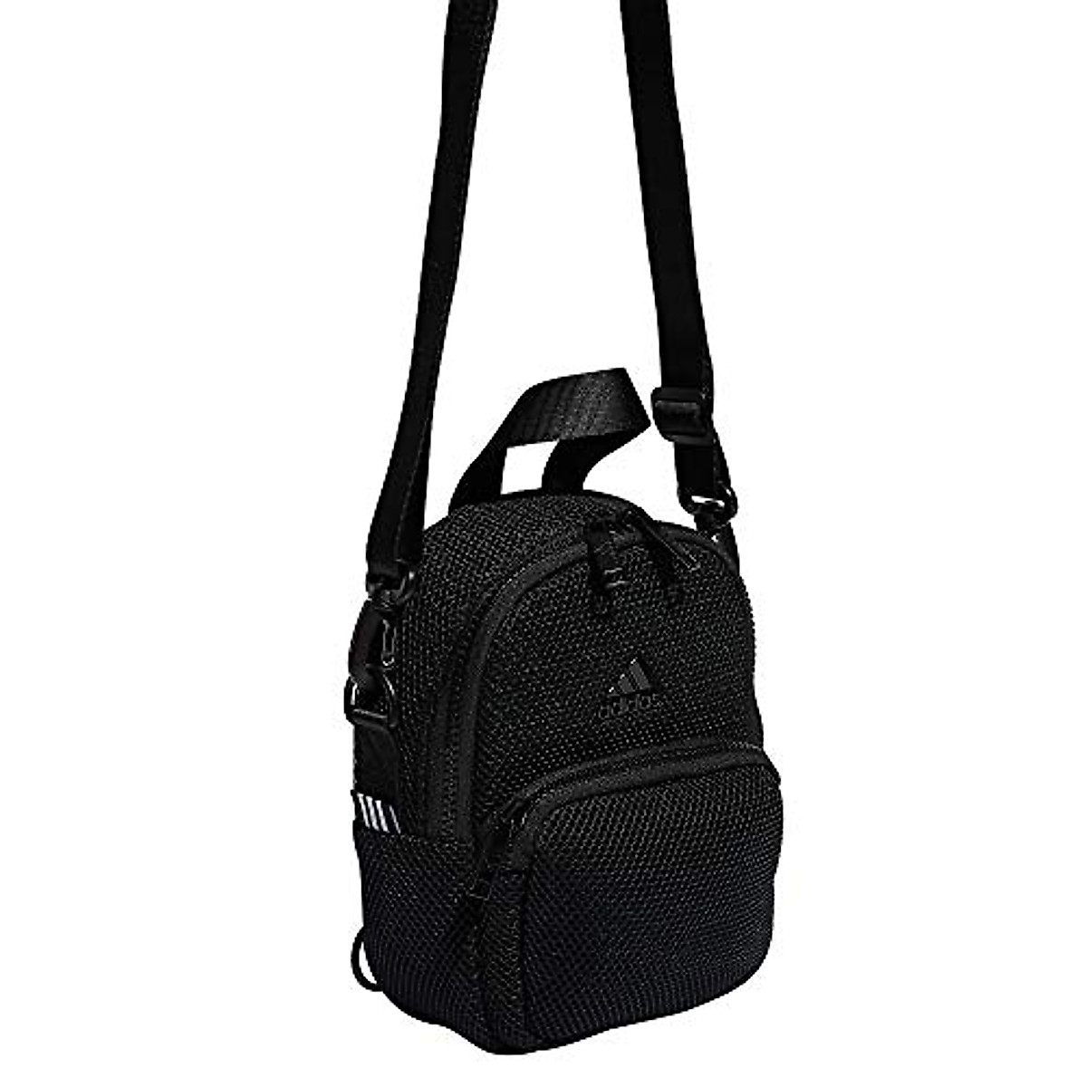 adidas Women's Airmesh Convertible Mini Backpack-Crossbody Bag, Black, One Size