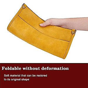 HKCLUF Crossbody Bag Purse for Women Set Leather Hobo Handbag Purse and Wallet Set With 2PCS Adjustable Guitar Leopard Strap Crossbody Bag(Yellow)