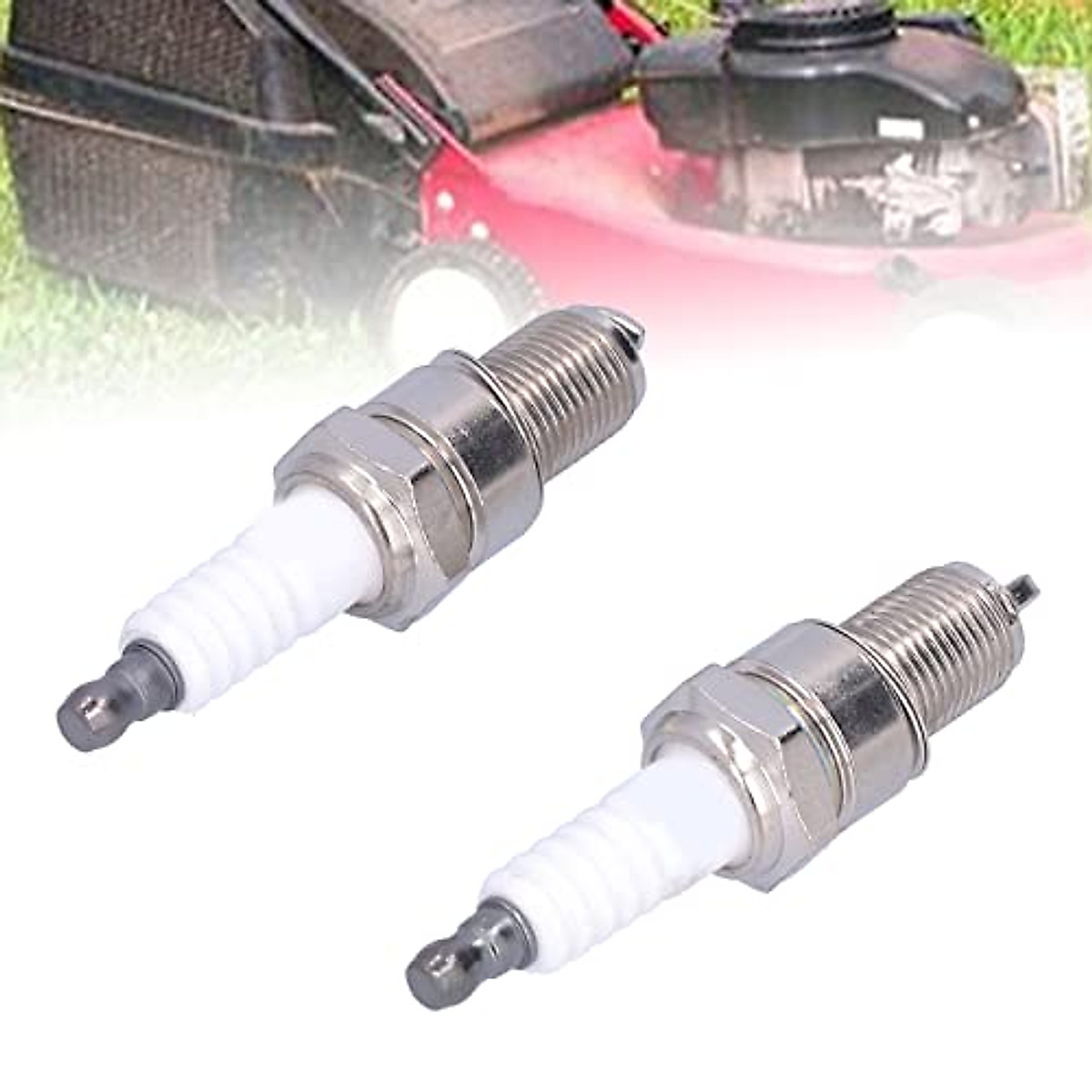 WESE Spark Plug, 2PCS Spark Plug Replacement F6RTC for MTD 951‑10292 751‑10292 Torch Engine 131‑039 Lawn Mower, WESE-138