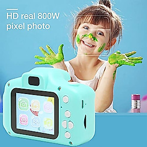 Kids Camera, 2.0 Inch IPS Screen HD 1080P Multifunction Mini Digital Camera Antidrop for Children's Gifts