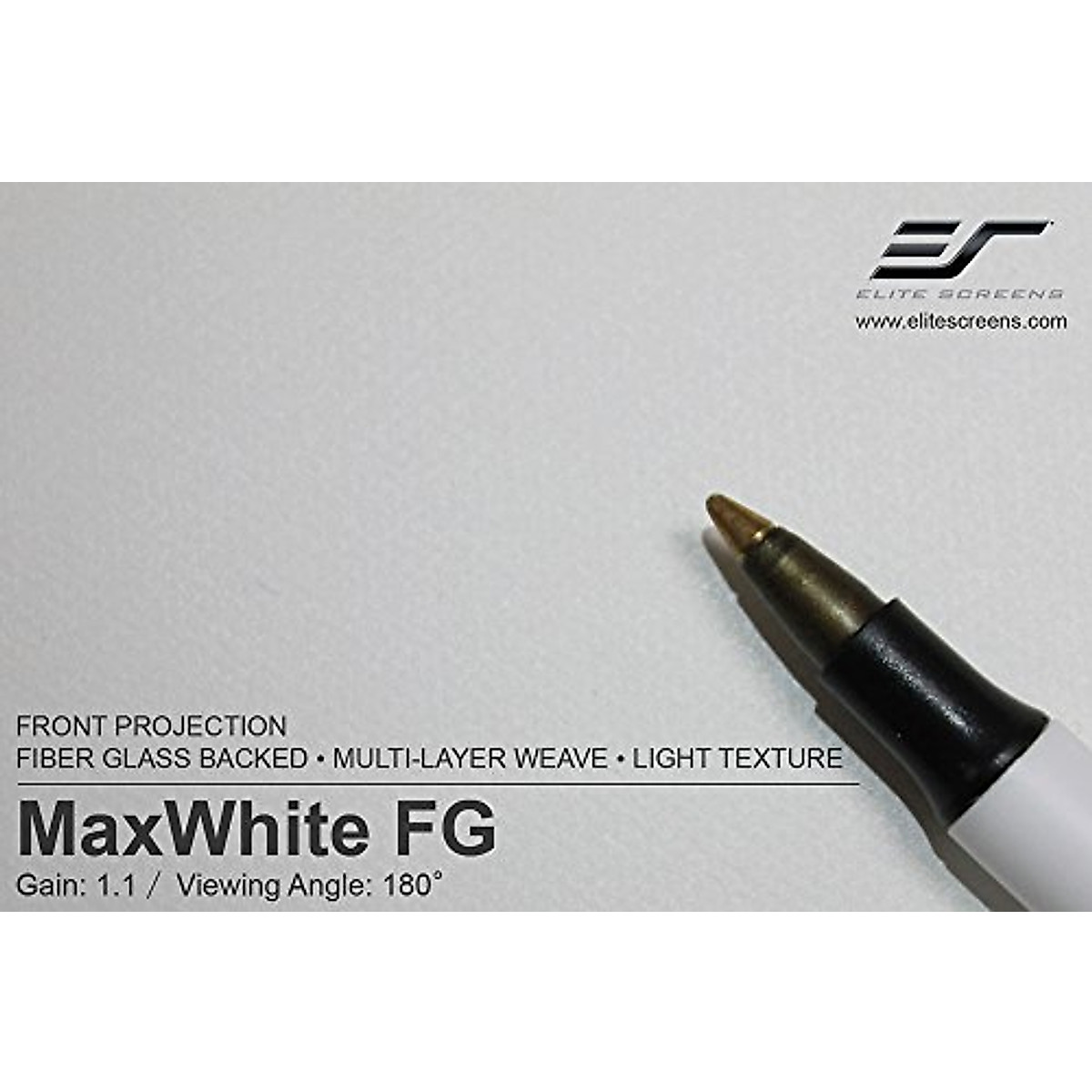 Elite Screens VMAX2, 120-inch 16:9, Wall Ceiling Electric Motorized Drop Down HD Projection Projector Screen, VMAX120XWH2