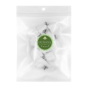 OUNONA 10pcs Baby Tooth Save Box Baby Child Tooth Keepsake Holder Organizer (White)