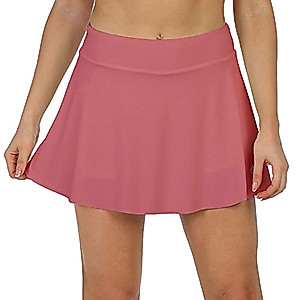 TUU Pleated Tennis Skirts for Women with Pockets, Shorts Athletic Golf Skirts,Activewear Running Workout Sports Skirt