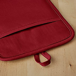 KitchenAid Ribbed Soft Silicone Pot Holder Set, Smoked Paprika