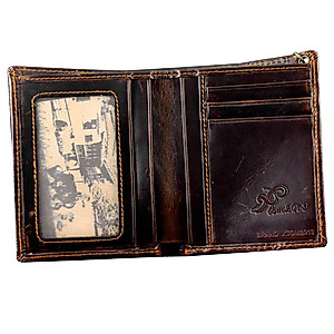 punkman2000 Vintage Dragon Mens Wallet Slim Card Money Purse Wi/Safe Chain