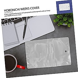 Operitacx 15 Pcs Laptop Case Clear Sheet Protectors Clear Notebook Cover Plastic Book Film Notebook Cover Protector Adjustable Book Cover Book Protection Cover Book Coat PVC Plan Textbook A5