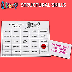 Learning Advantage 8206 QUIZMO Structural Skills