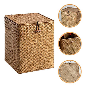 ULTECHNOVO Storage Cube, Wicker Storage Baskets for Shelves, Storage Baskets, Wicker Storage Basket for Bedroom, Living Room (12.38X10.22in)