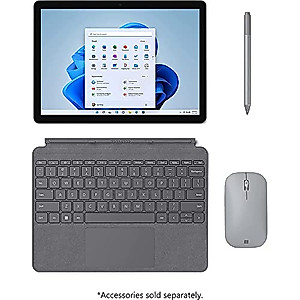 Microsoft 8VC-00001 Surface Go 3 10.5" Intel i3-10100Y 8GB/128GB SSD Touch Tablet Bundle with Signature Type Cover Keyboard + Deco Gear Portable Charger + Deco Gear Magnetic Wireless Sport Earbuds