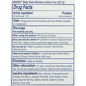 Aveeno Baby Daily Bathtime Solutions Gift Set to Nourish Skin for Baby and Mom, 4 items