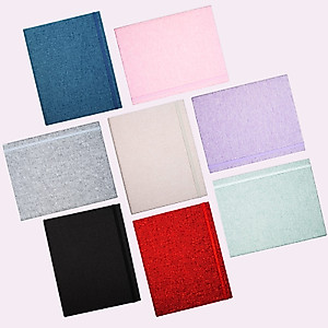 Cherrich Mini Photo Album for Fujifilm Instax Mini Polaroid Snap, Pack of 2 Linen Picture Book 2x3, Each Small Album Holds 208 Photos Black