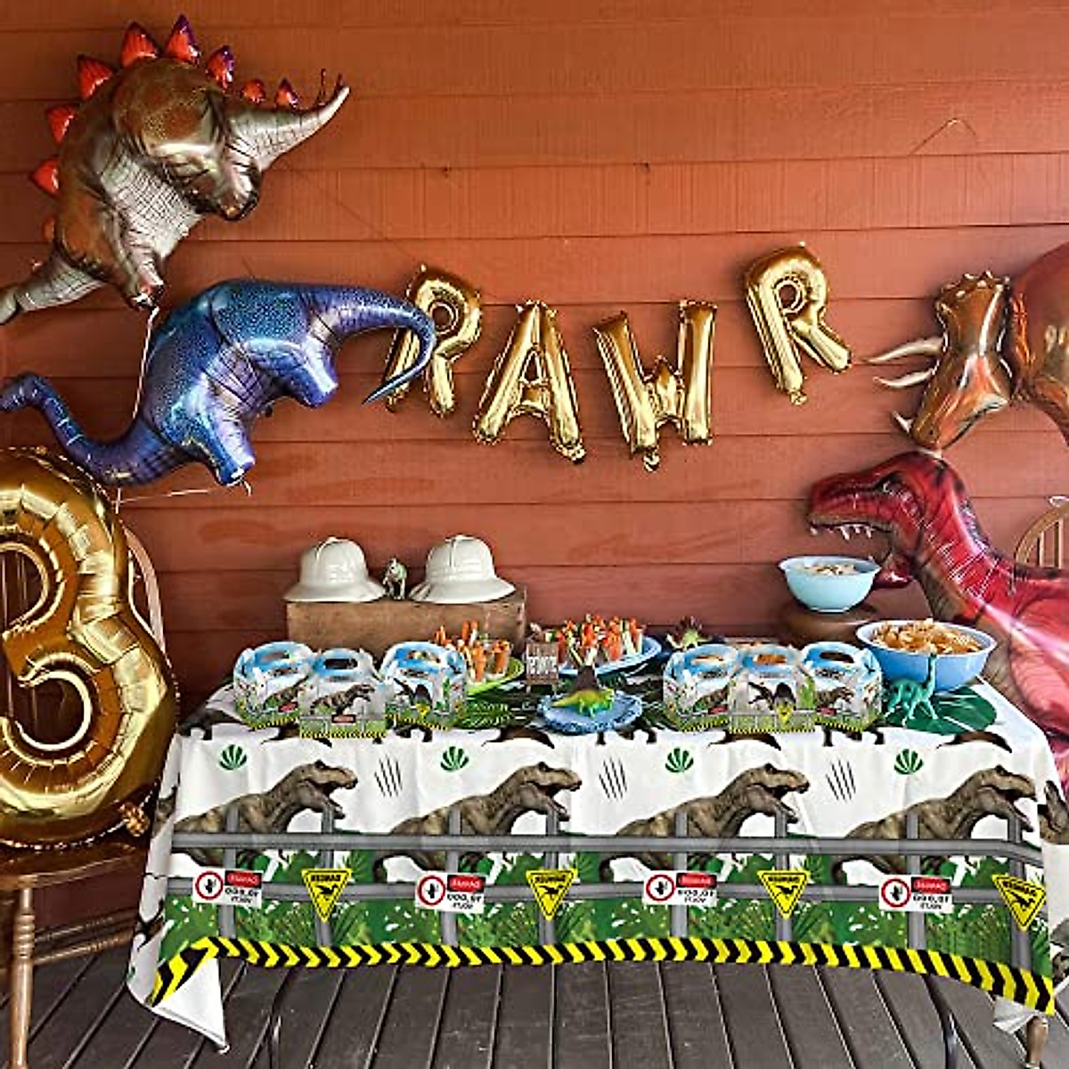 Animsco 16 Pack Dinosaur Treat Boxes Jurassic Dinosaur Park World Party Supplies Bag Boxes for Boys Kids Dinosaur Theme Birthday Party Favor Candy Goodies Gift Baby Shower Bags