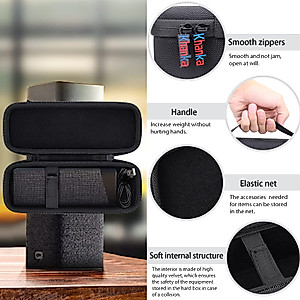 Khanka Hard Travel Case Replacement for Philips S5505 Wireless Bluetooth Speaker TAS5505, Case Only (Medium Size)