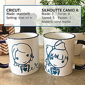 Lya Vinyl 74 Pack Permanent Vinyl for Cricut - Self Adhesive Vinyl with 2 Transfer Paper for Decor Sticker, Party Decoration - 40 Color Vinyl for Cricut & Cameo