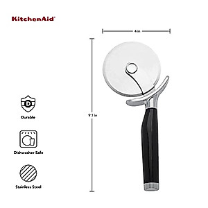 KitchenAid Classic Pizza Wheel, 9-Inch, Black