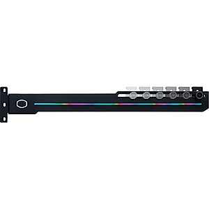Cooler Master ELV8 Addressable RGB Vertical Universal Graphic Card Holder, Built-in ARGB Strip, Adjustable Length & Height Support (MAZ-IMGB-N30NA-R1) Black
